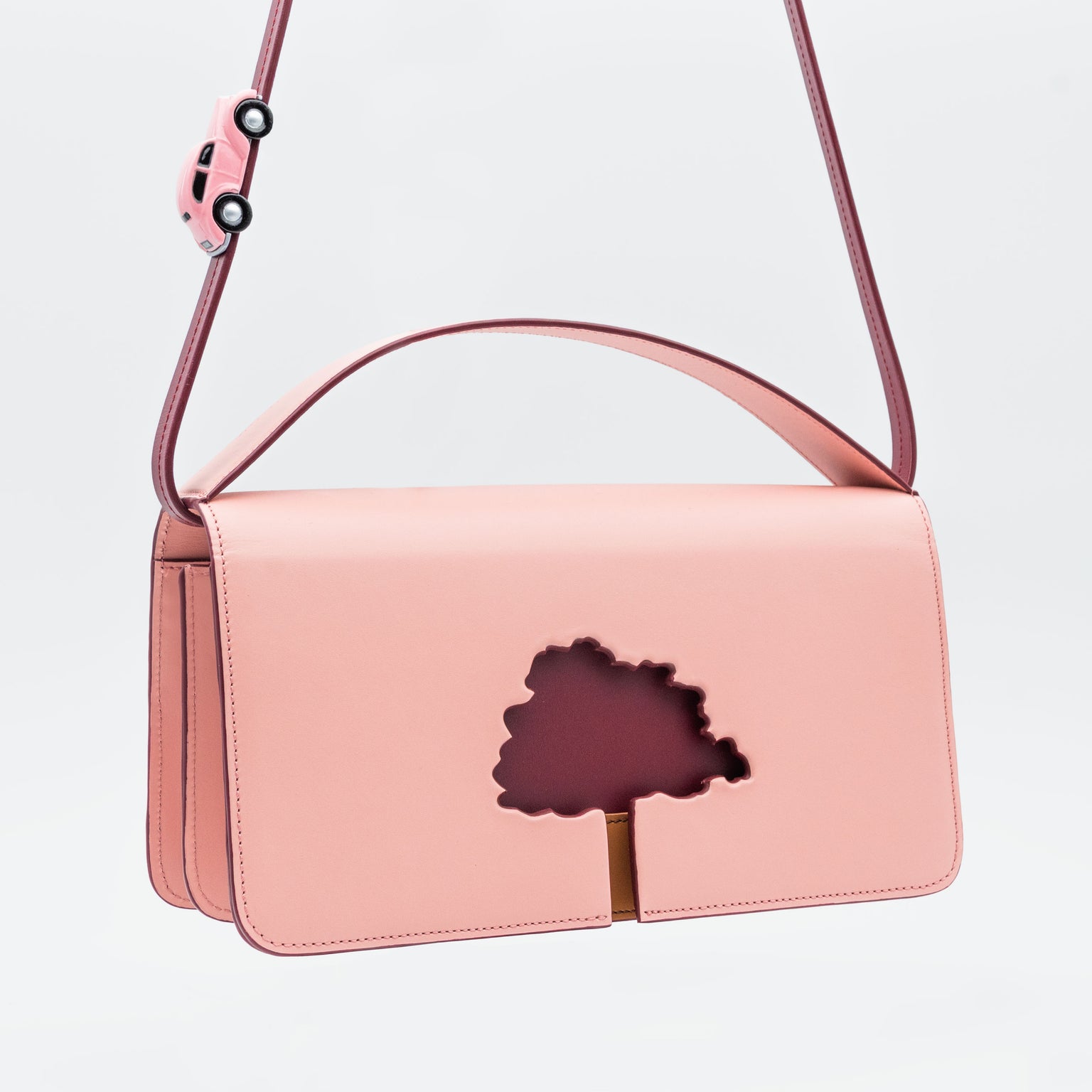 SPEED LIMIT Medium Bag in Pink Leather – ABSURDE